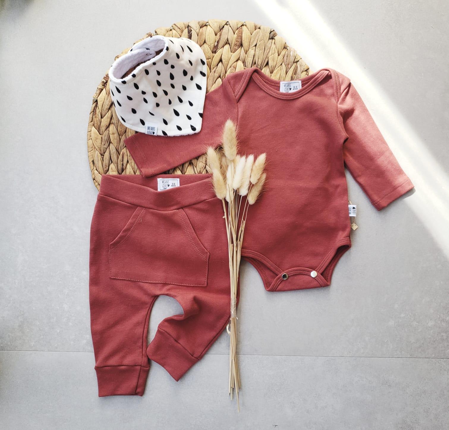 Body Bebê/Infantil Manga Longa Unissex - Algodão Premium Liso | Terrac ...